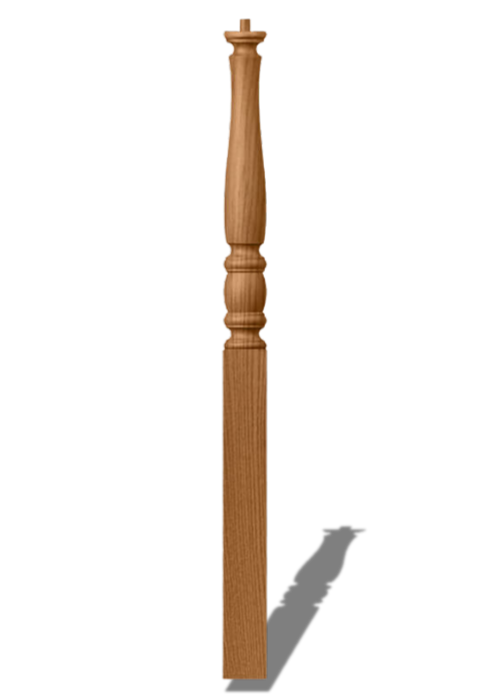 Newel Post Red Oak over Post 5511 - Select Stair Parts LLC