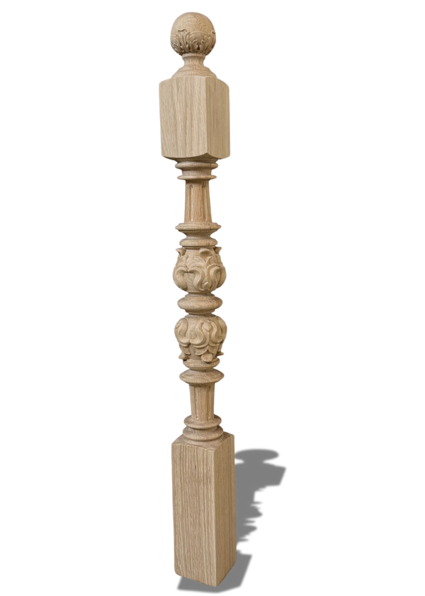 Old French Newel Post NP029 - Select Stair Parts LLC
